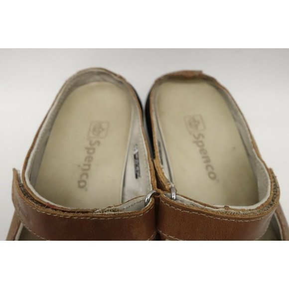Spenco | Shoes | Spenco Brown Leather Adjustable Mary Jane Comfort ...
